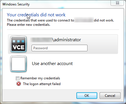 RDP login error and Lan Manager authentication levels – https ...