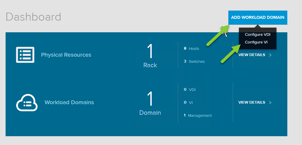 Creating SDDC WLD – Work Load Domain – https://cliffcahill.com